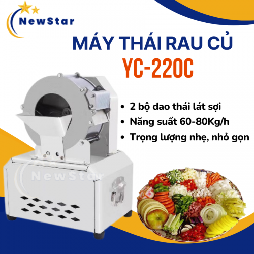 Máy thái rau củ YC-220C | Newstar | 0938 124 199